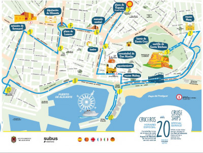 Planos líneas autobús - Subús Alicante