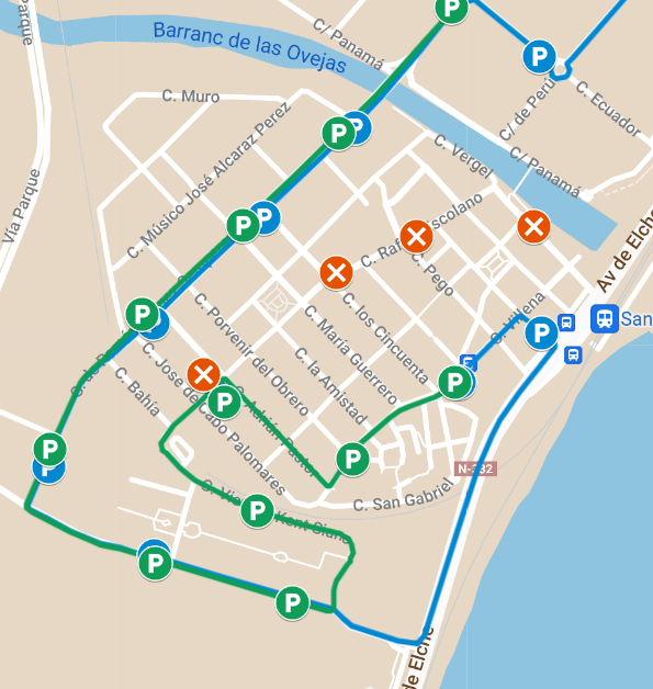 Modificación de Recorrido por "Obras en la calle Victoria Kent 22 ...